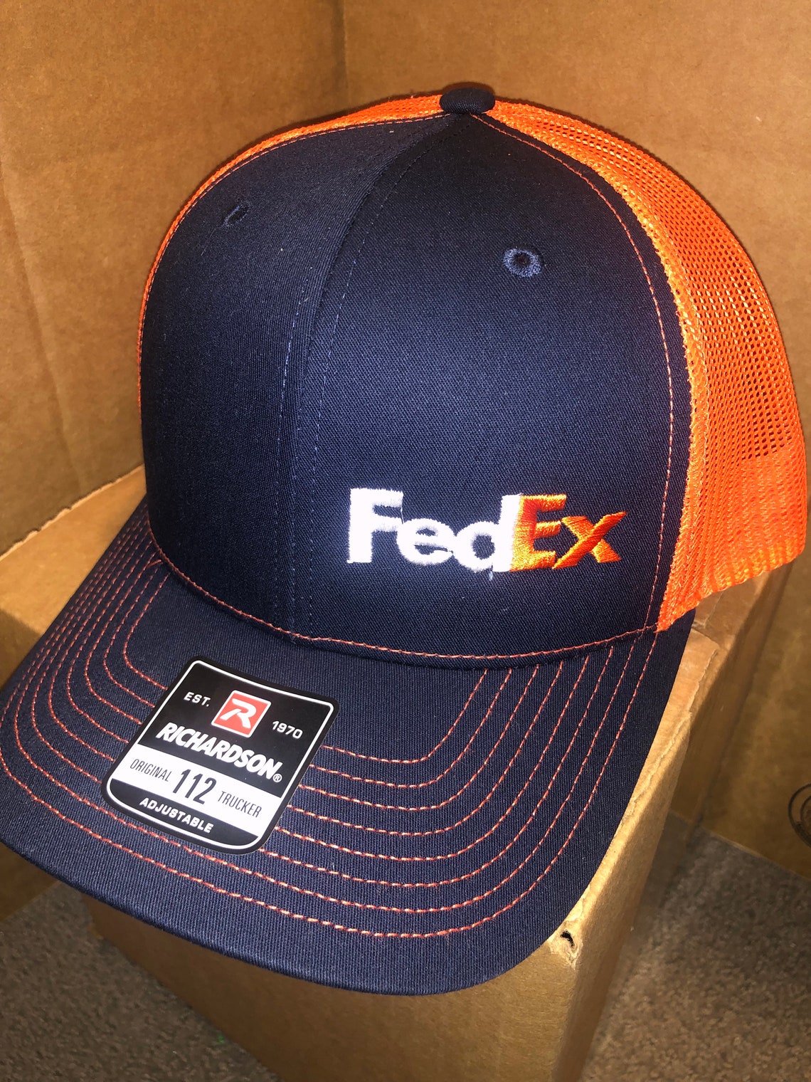 Fedex Cap Richardson 112 Embroidered - Etsy
