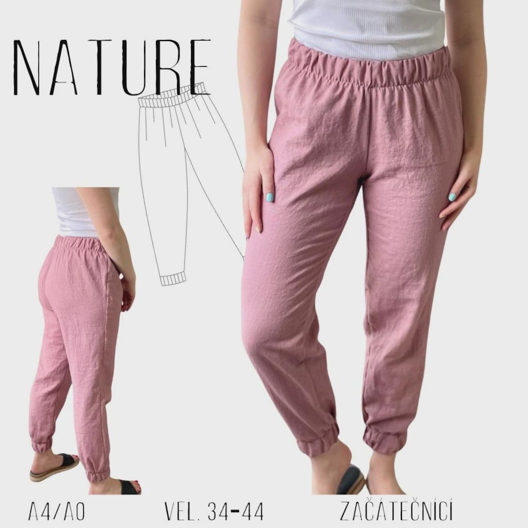PDF Sewing Pattern for Women's Linen Pants - Etsy