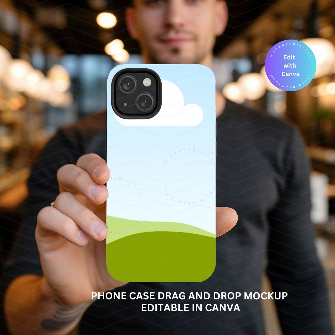Phone Case Mockup Edit With Canva Phone Case Mockup Blank Phone Case ...