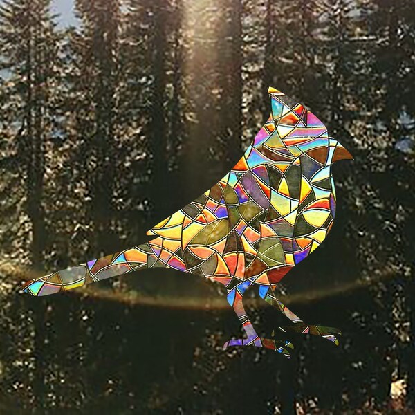 Cardinal Suncatcher - Etsy