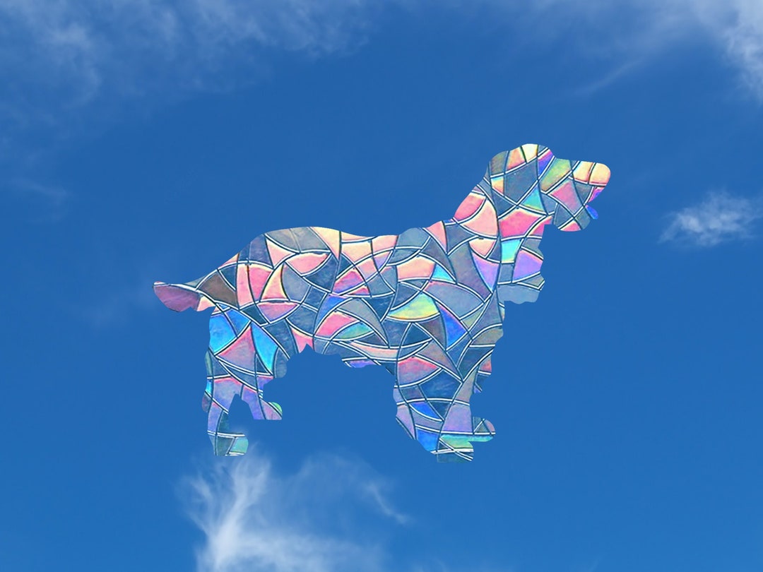 Cocker Spaniel Suncatcher, Dog Car Decal, Sun Catcher Sticker for ...