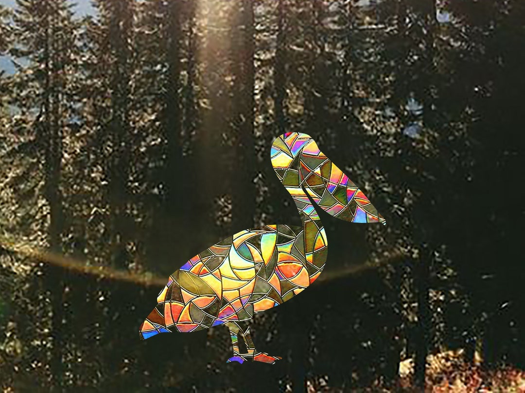 Pelican Suncatcher Decal, Window Sun Catcher Sticker,home Decor Gifts ...