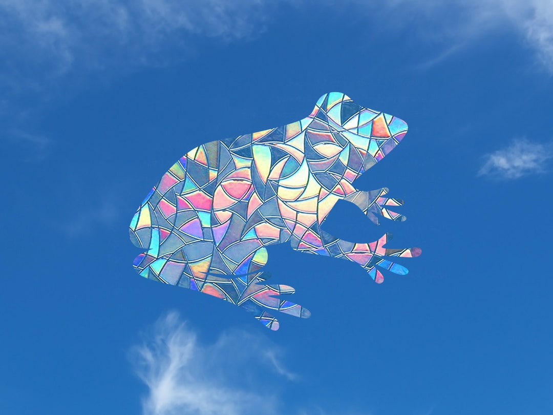 Frog Suncatcher Sticker, Sun Catcher Window Cling Car Decal, Unique ...