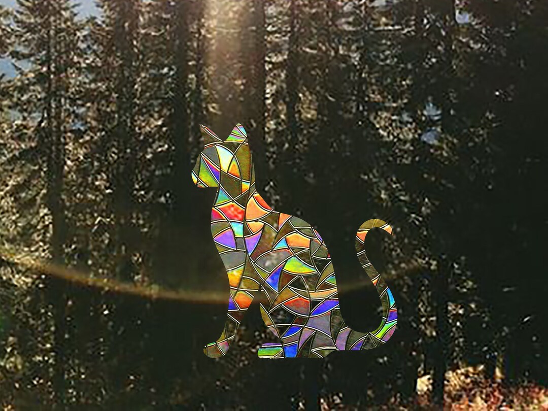 Siamese Cat Sun Catcher, Window Sticker Suncatcher, Windows Decals ...