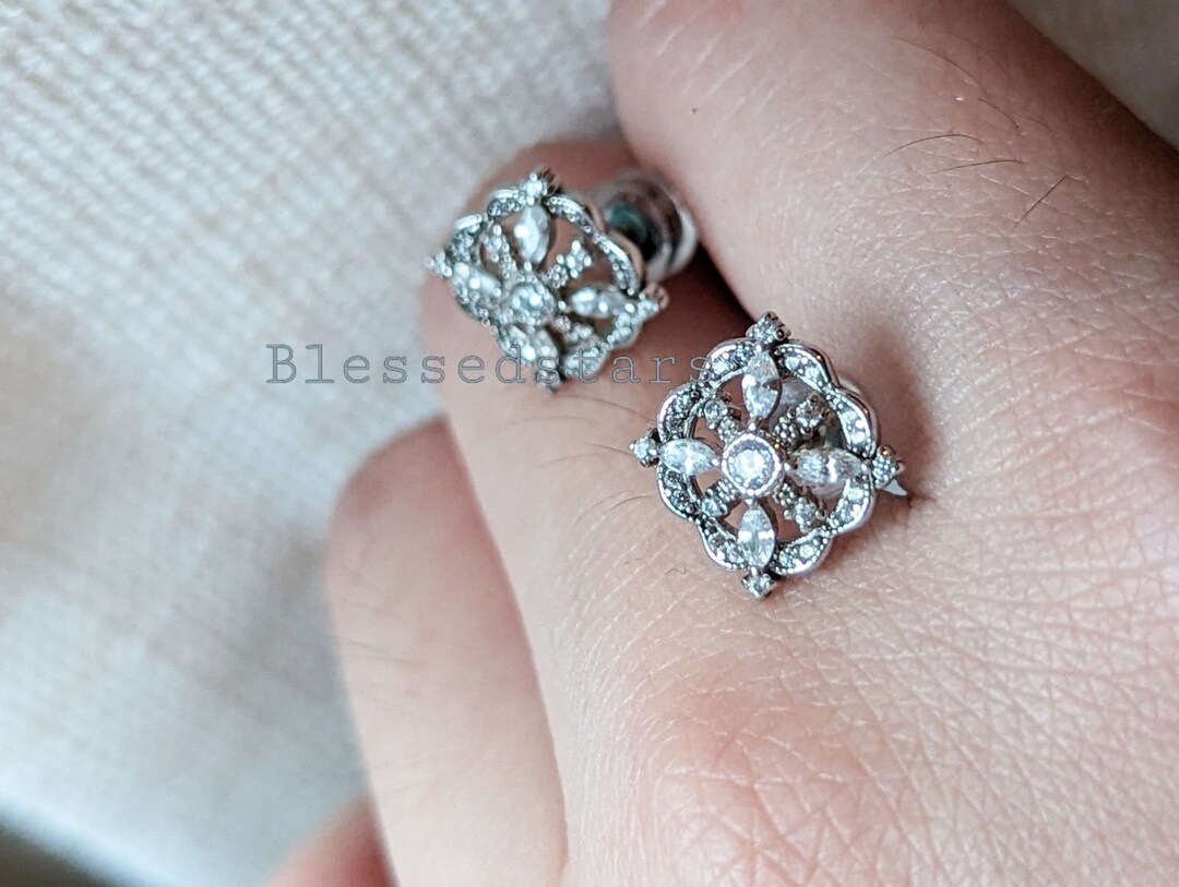 Elegant Baroque Hollow/ Openwork Ear Studs in Vintage Style/ Royal ...