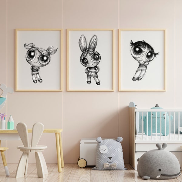 Powerpuff Girls Frame - Etsy