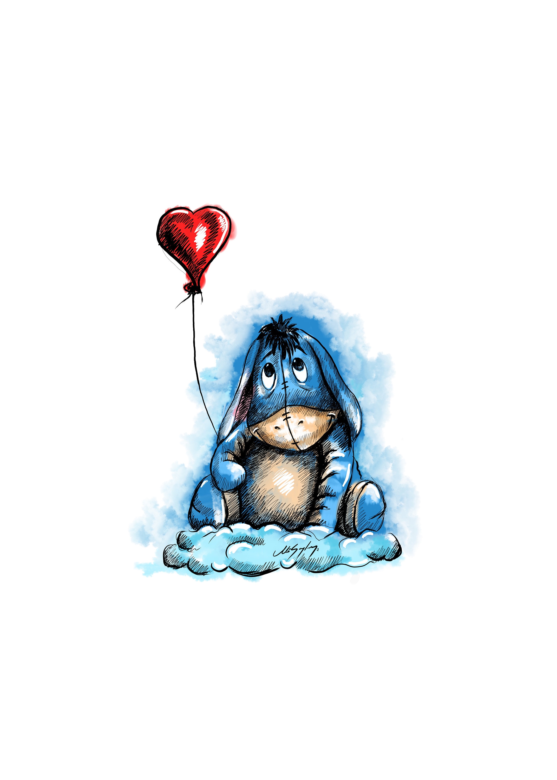 Cute Eeyore Drawings
