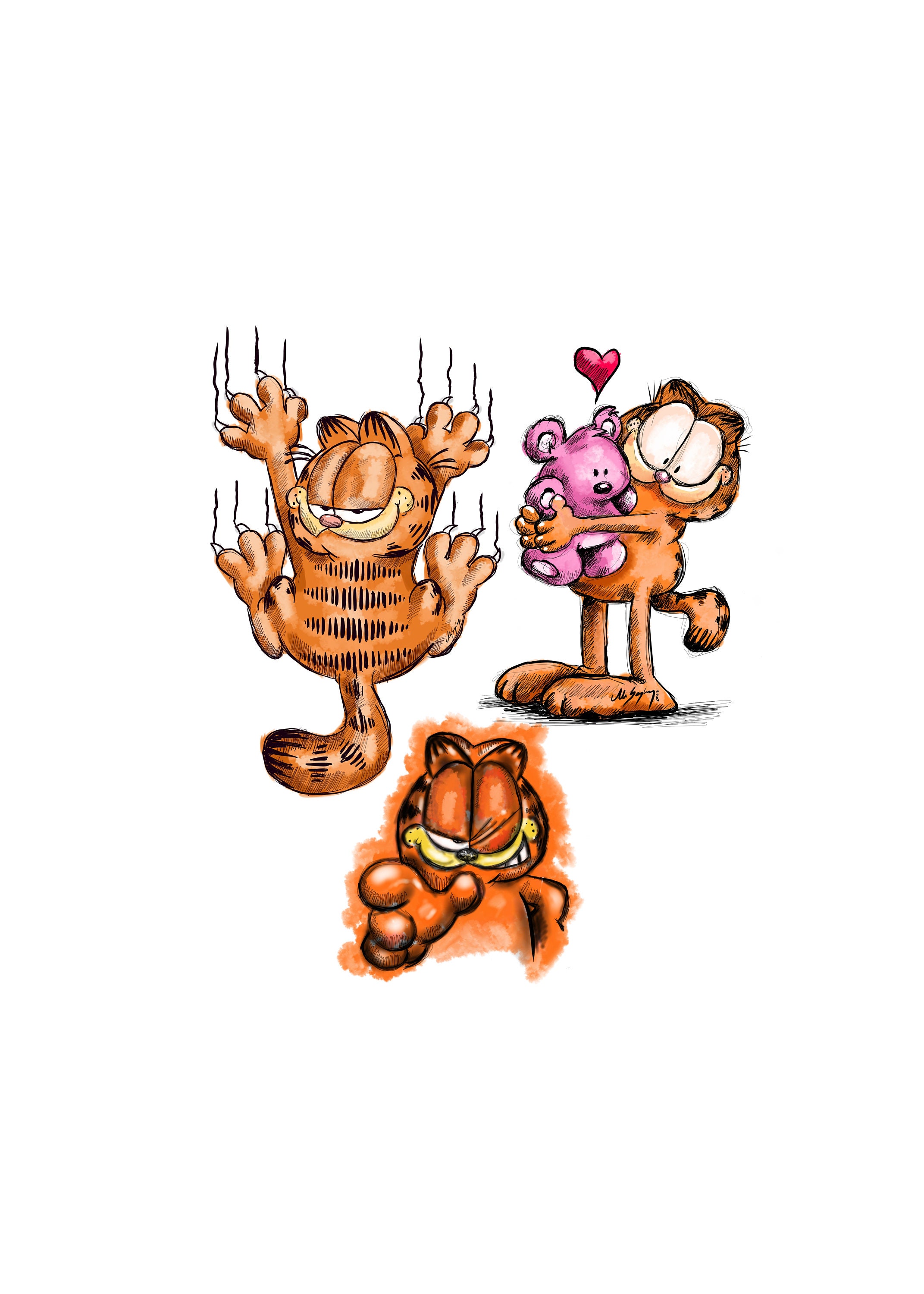 Garfield With Odie Dancing