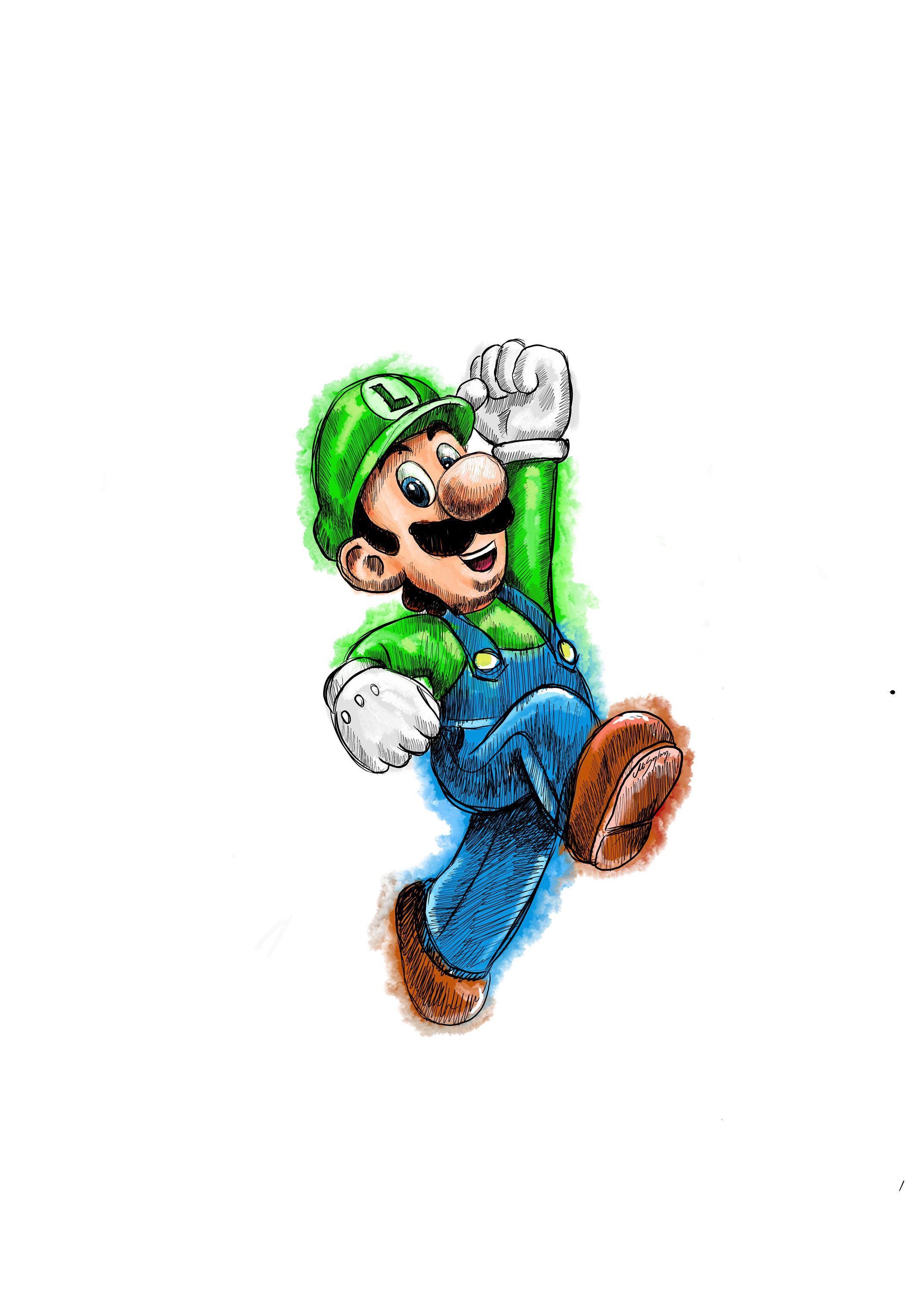 Mario And Luigi Drawings
