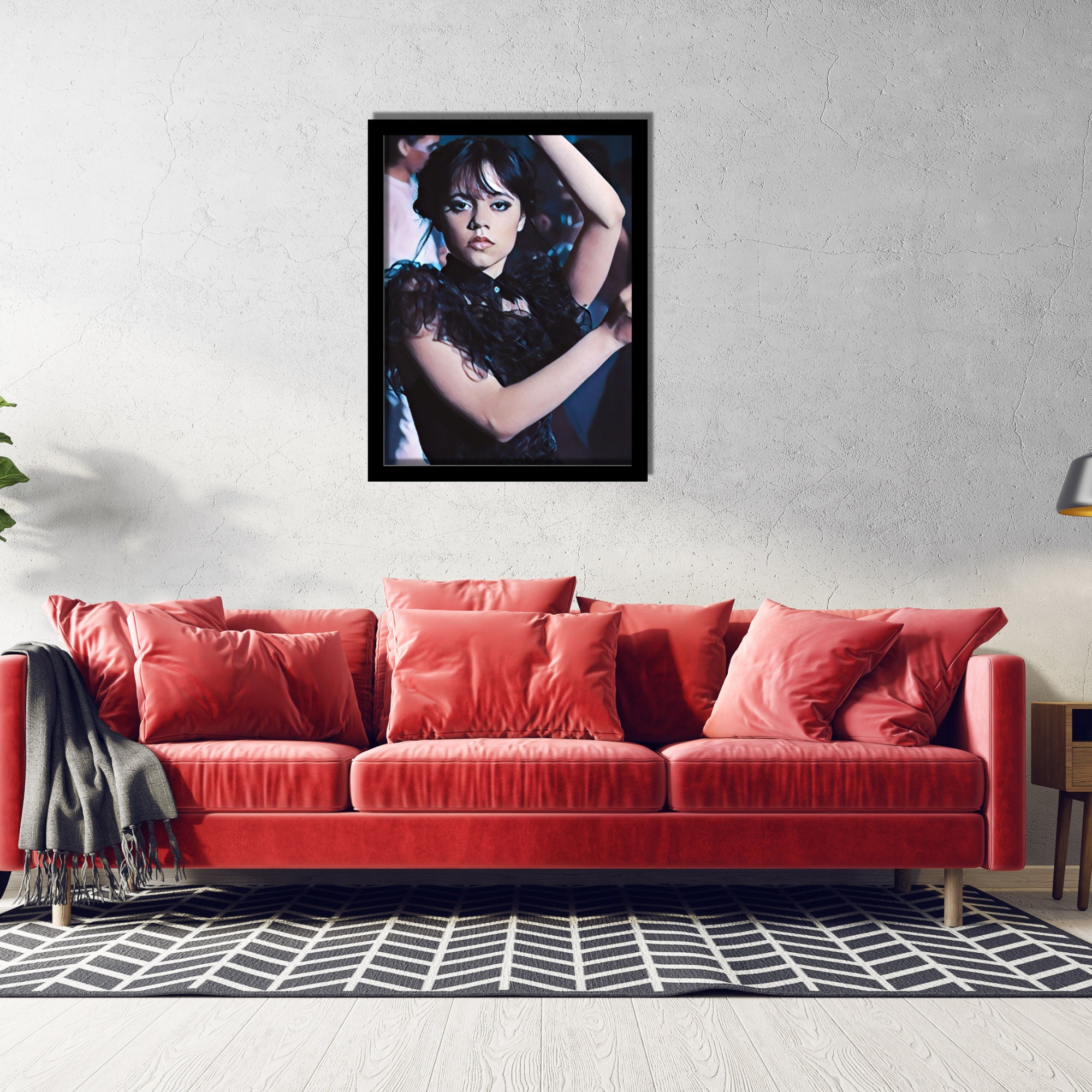 Wednesday Poster | Jenna Ortega | Wednesday Addams Dancing Designed ...