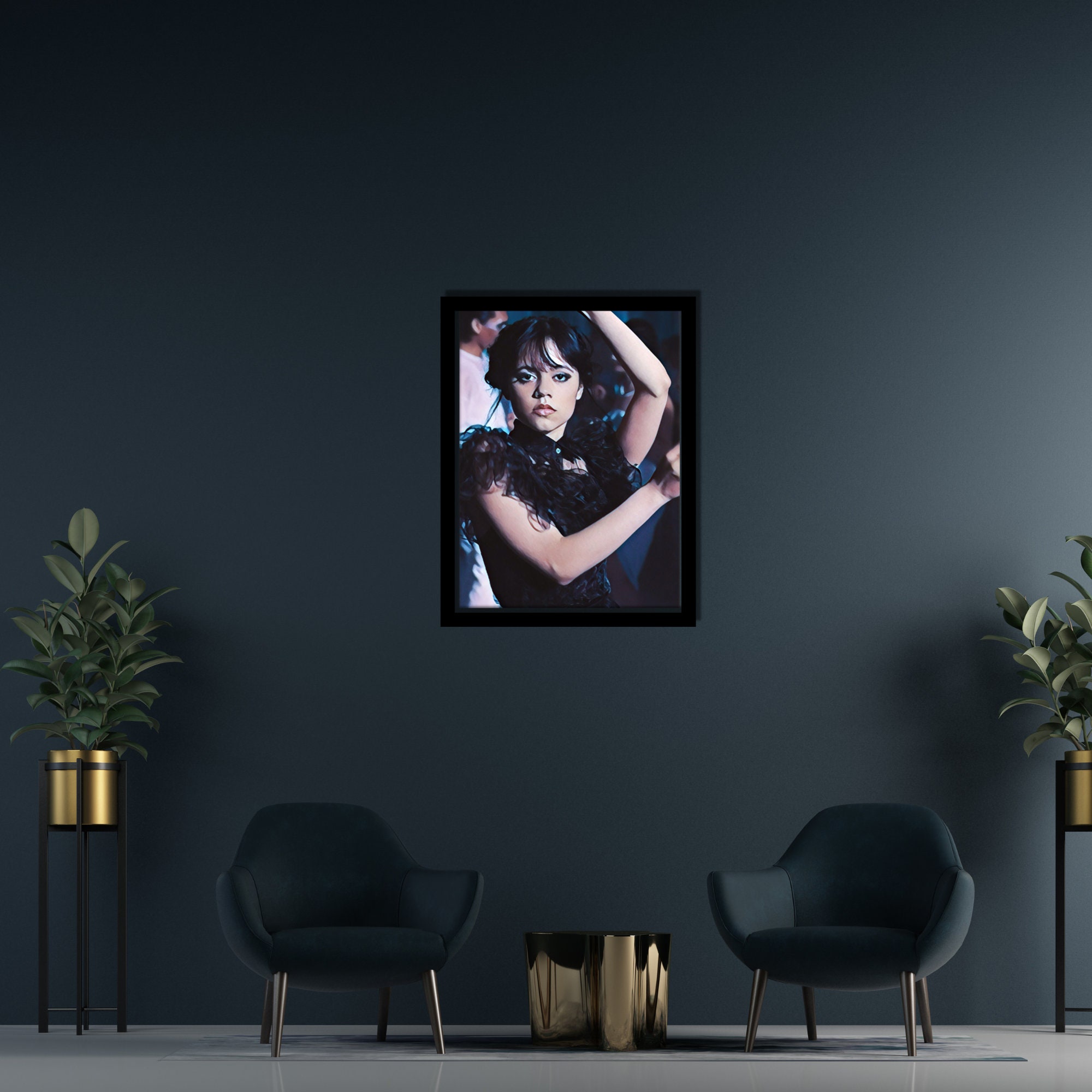 Wednesday Poster | Jenna Ortega | Wednesday Addams Dancing Designed ...