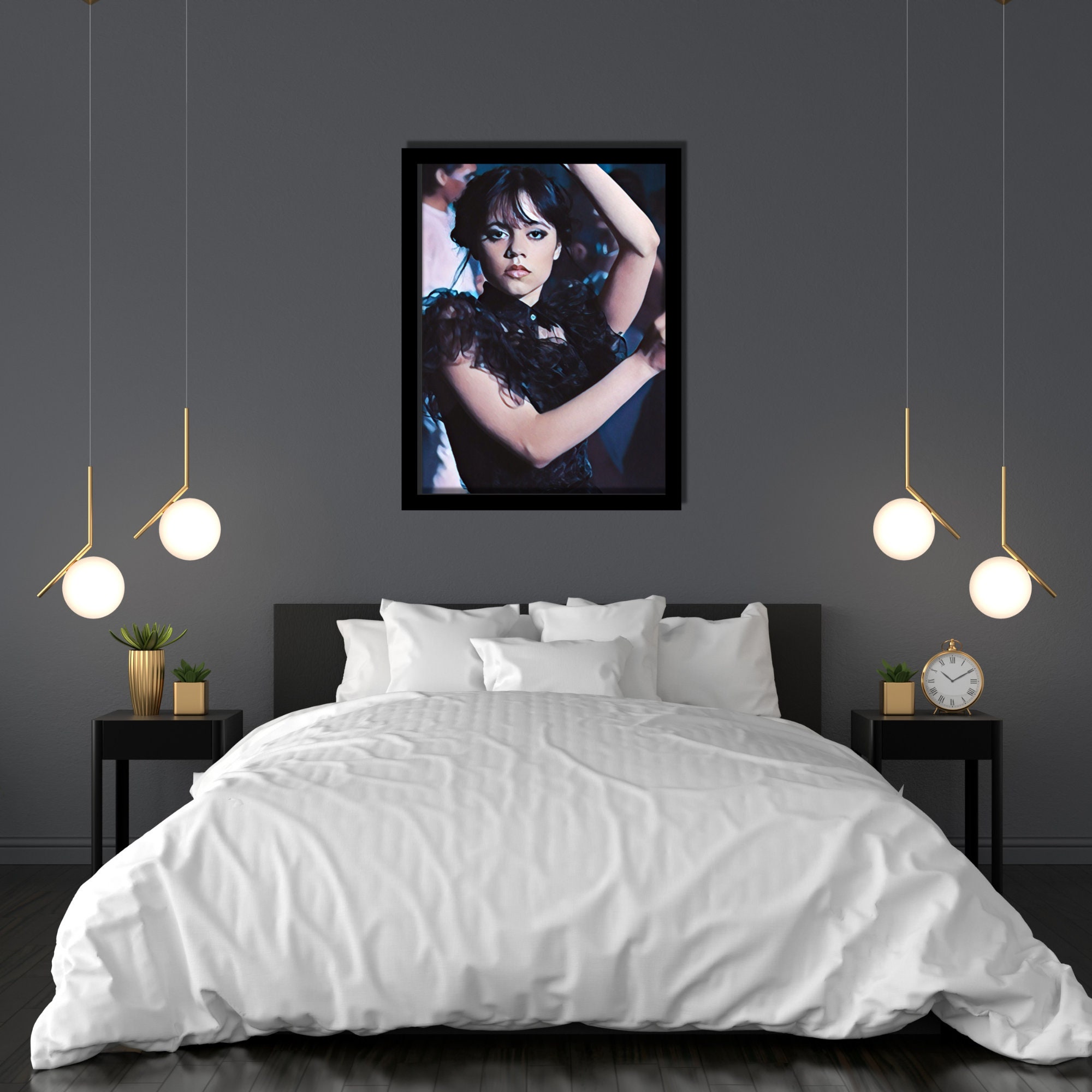 Wednesday Poster | Jenna Ortega | Wednesday Addams Dancing Designed ...