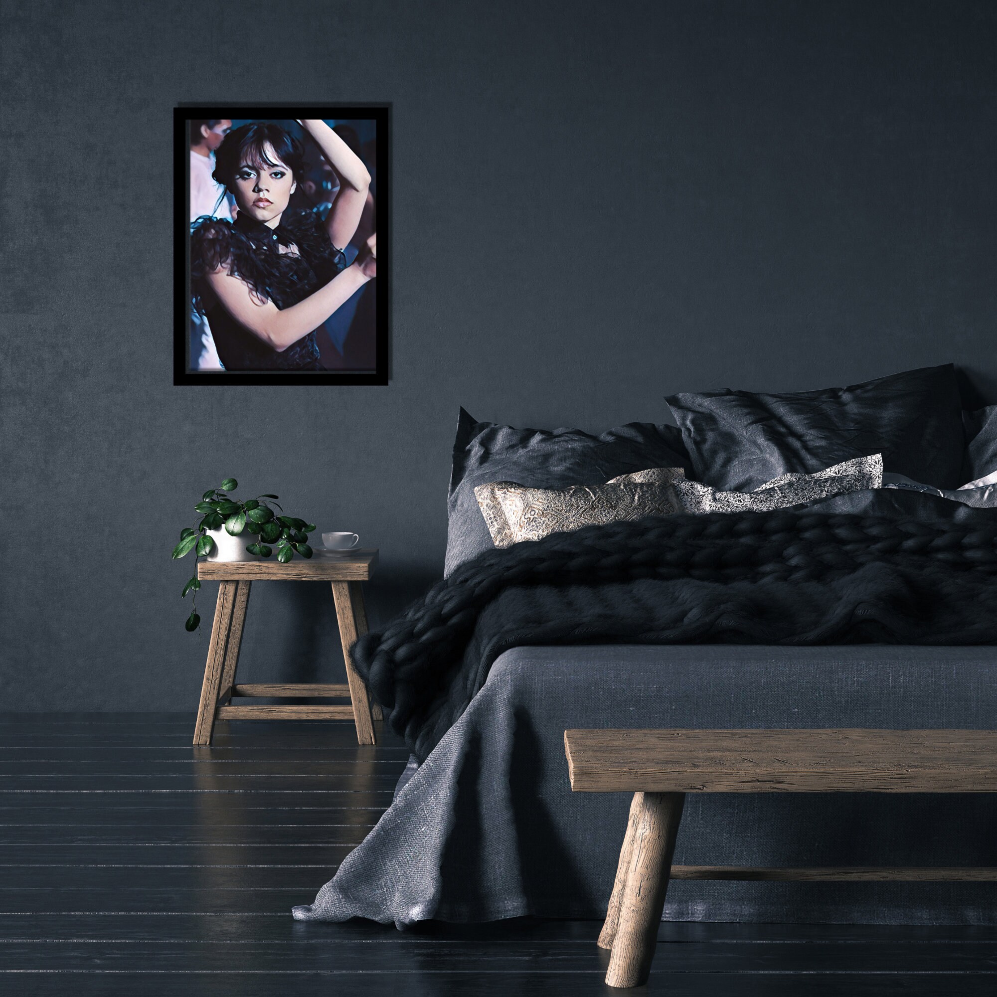 Wednesday Poster | Jenna Ortega | Wednesday Addams Dancing Designed ...