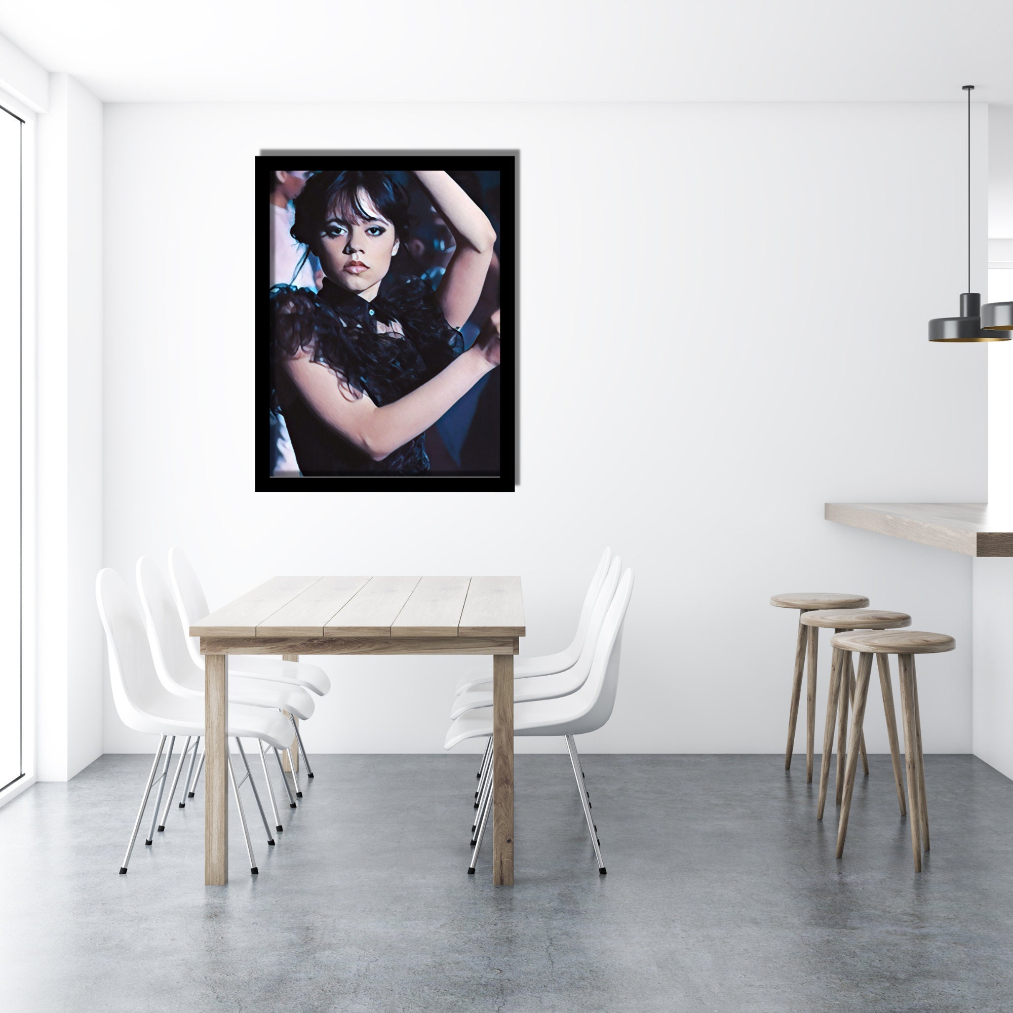 Wednesday Poster | Jenna Ortega | Wednesday Addams Dancing Designed ...