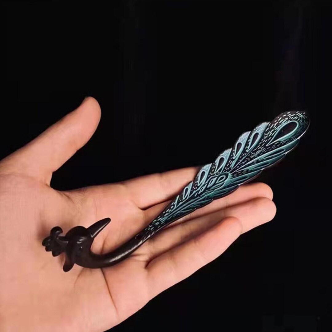 Retro Peacock Short Incense Insert Alloy Incense Insert Household ...