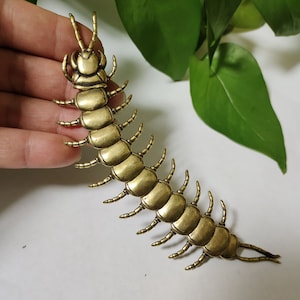 Pure Copper Centipede Sculpture/home Desktop Art Decoration - Etsy