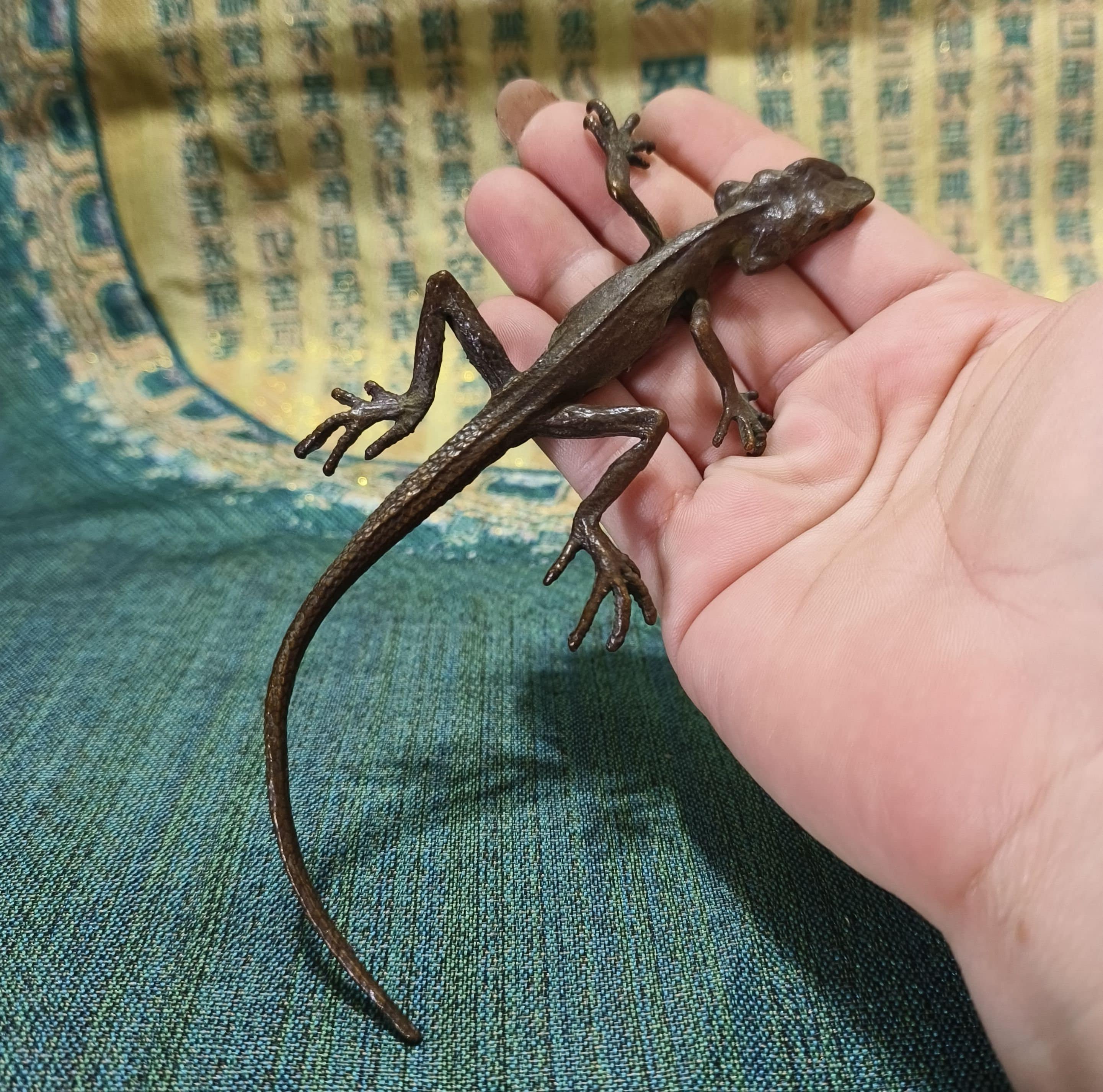 Copper Copper Tea Pet Lizard Ornaments/home Office Study - Etsy
