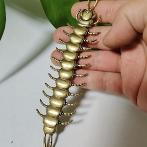 Pure Copper Centipede Sculpture/home Desktop Art Decoration - Etsy