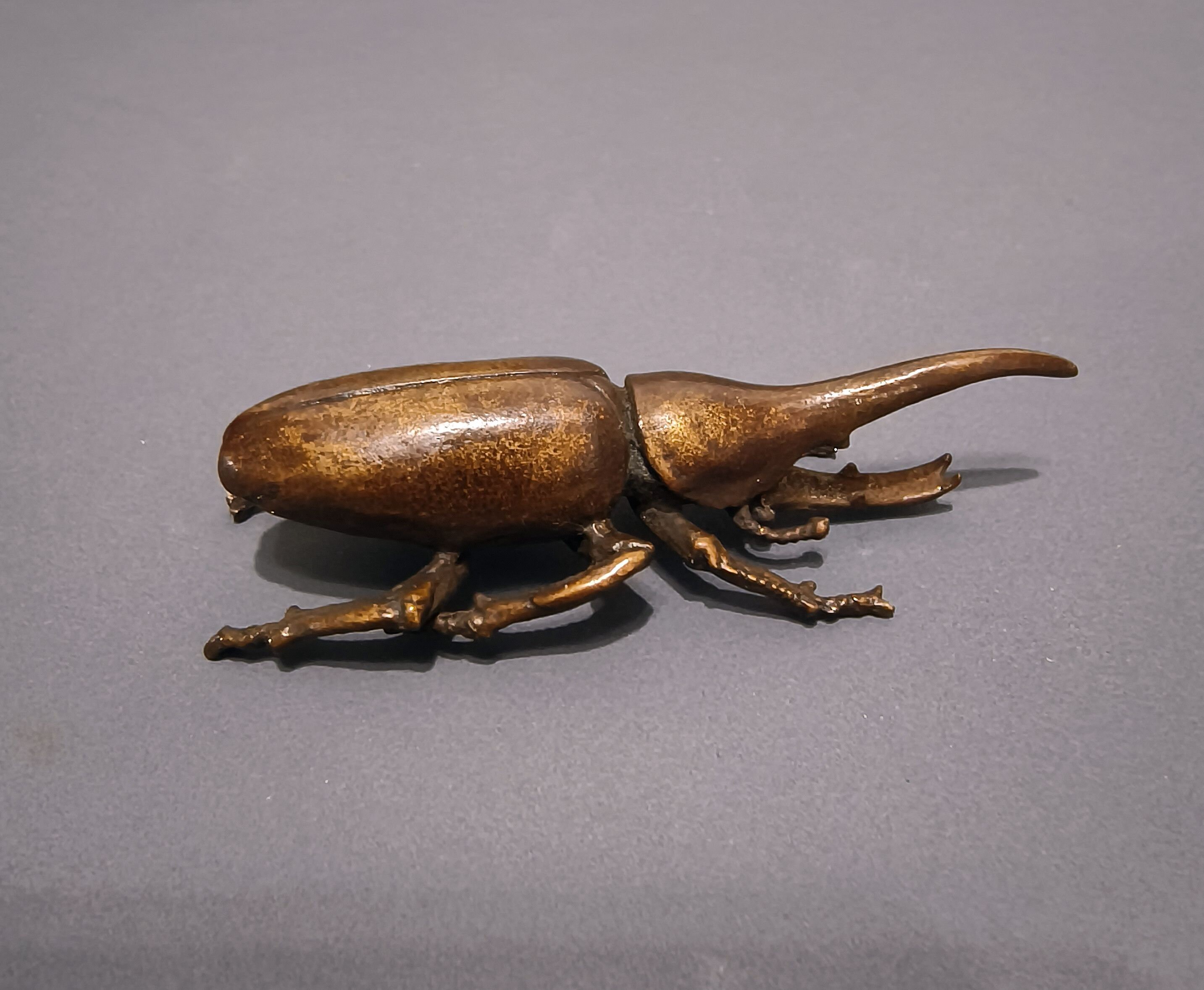 Pure Copper Simulation Beetle Tea Pet Home Office Study Desktop ...