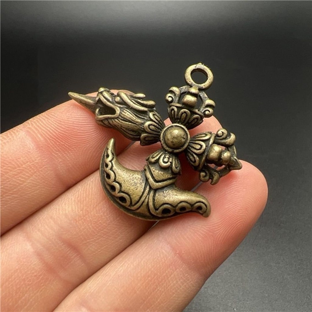 Pure Copper Dragon Head King Kong Demon Pestle Tibetan Magical Artifact ...