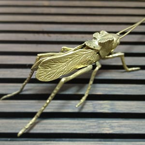 Handmade Copper Grasshopper Figurine, Small Ornament Tea Pet - Etsy