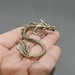 Brass Dragon Tea Pet Sculpture Study Living Room Office Handicraft - Etsy