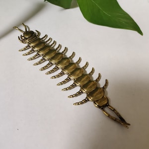 Pure Copper Centipede Sculpture/home Desktop Art Decoration - Etsy