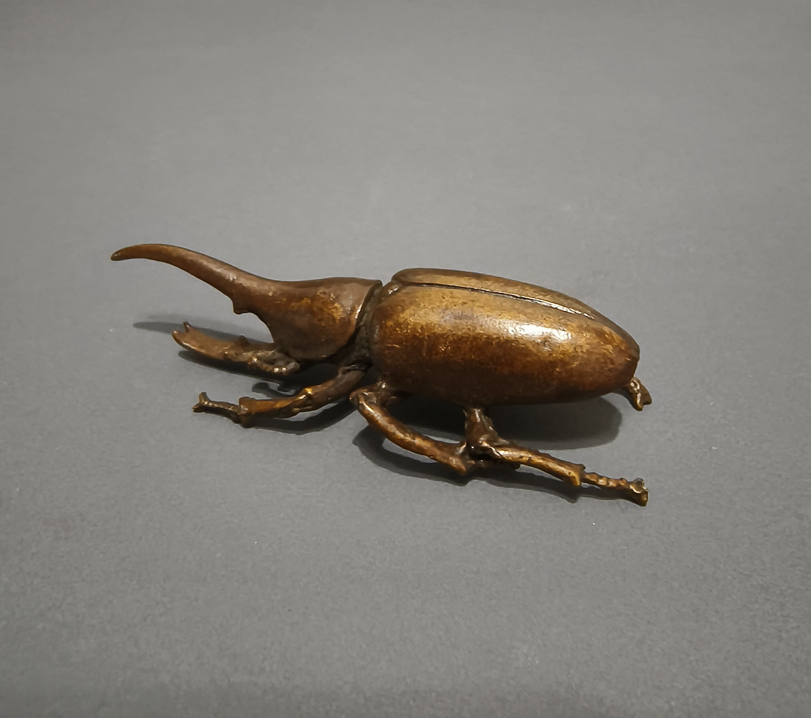 Pure Copper Simulation Beetle Tea Pet Home Office Study Desktop ...