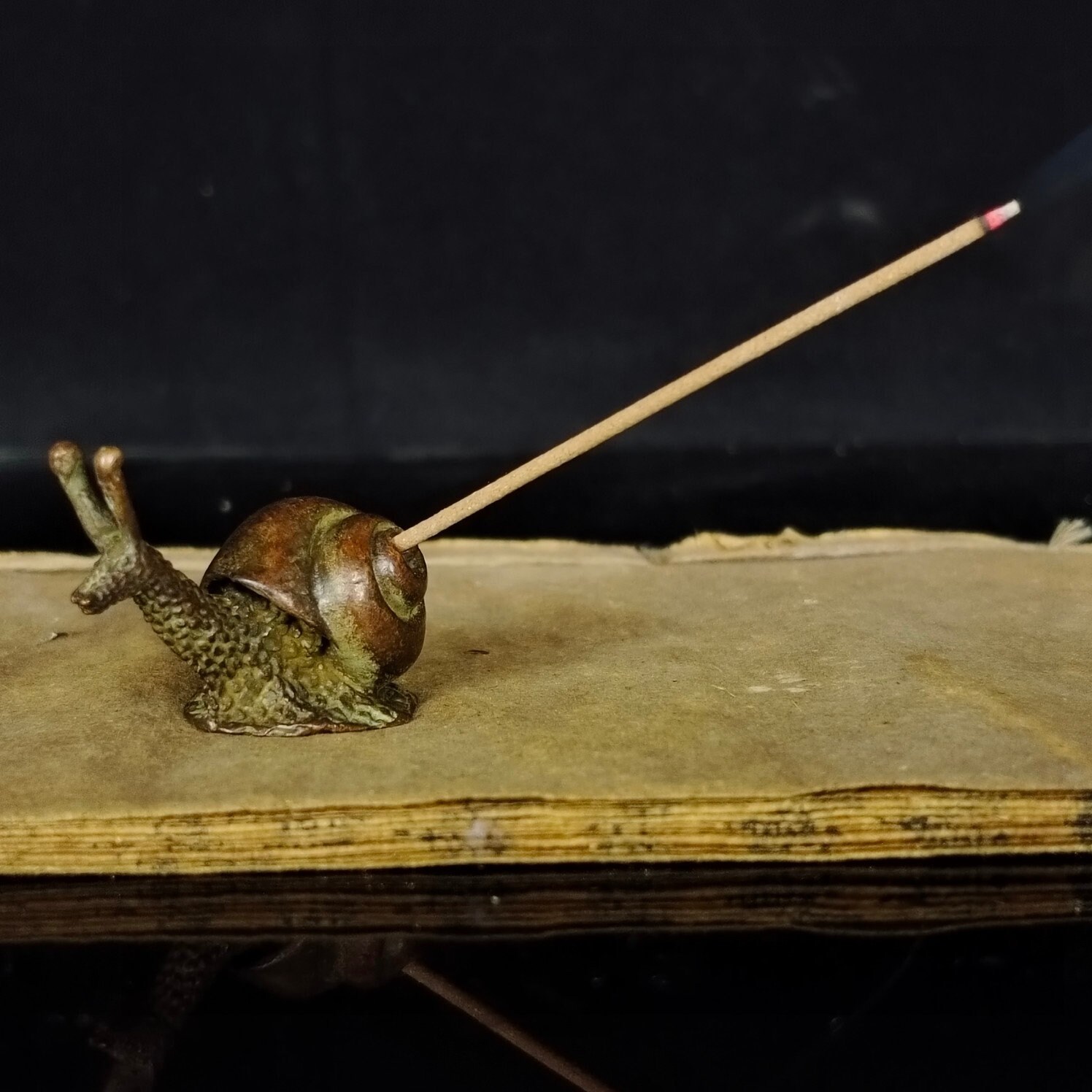 Antique Copper Mini Snail/pure Copper Tea Pet Office Living - Etsy