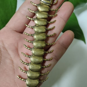 Pure Copper Centipede Sculpture/home Desktop Art Decoration - Etsy