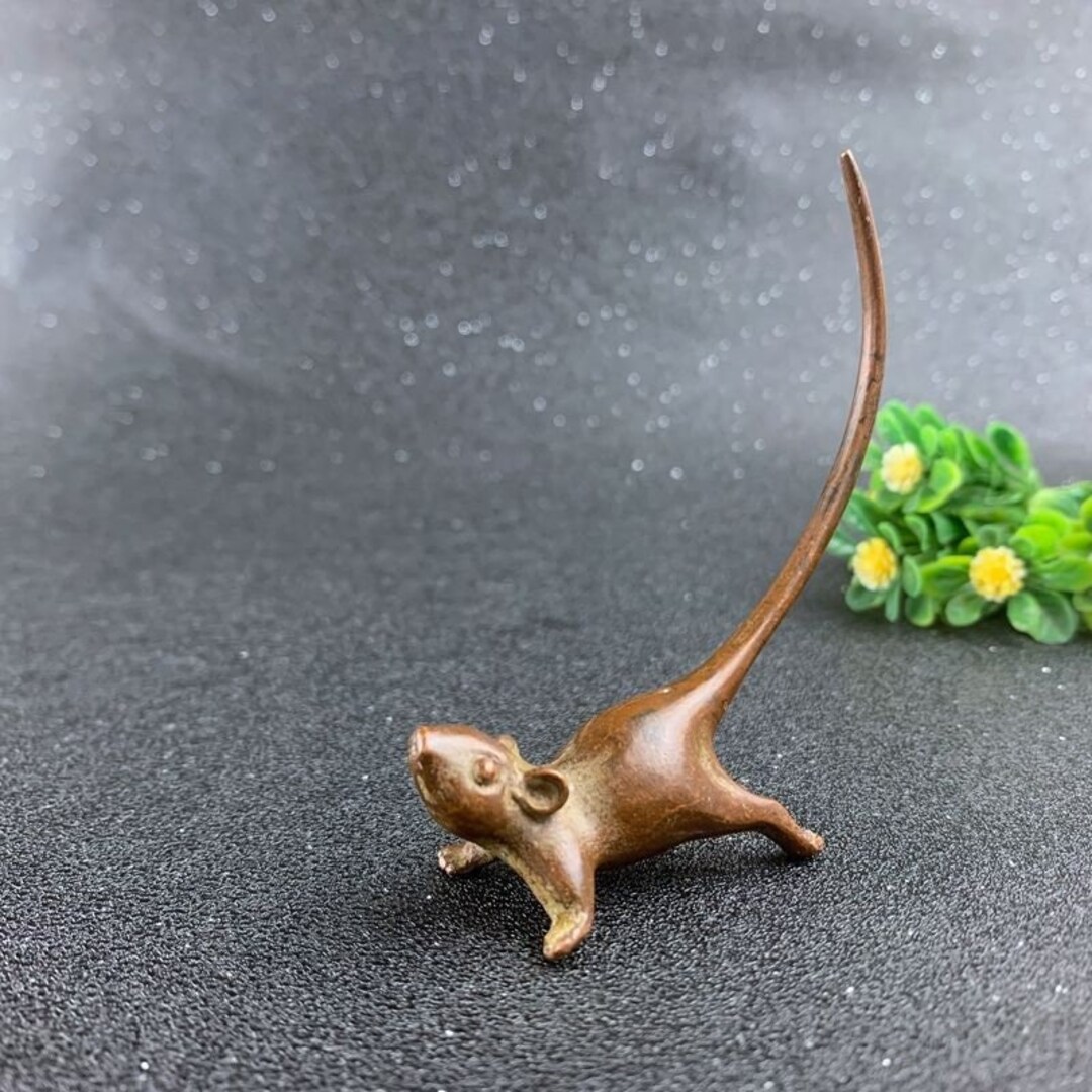 Handmade Retro Solid Red Copper Tea Pet Rat/home Office Study ...