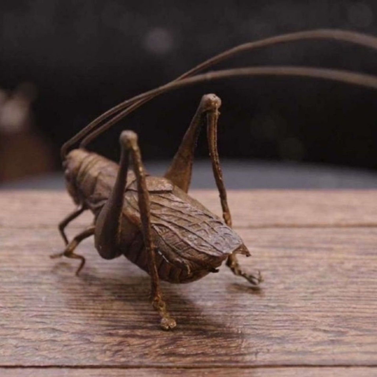 Handmade Copper Grasshopper Figurine, Small Ornament Tea Pet - Etsy