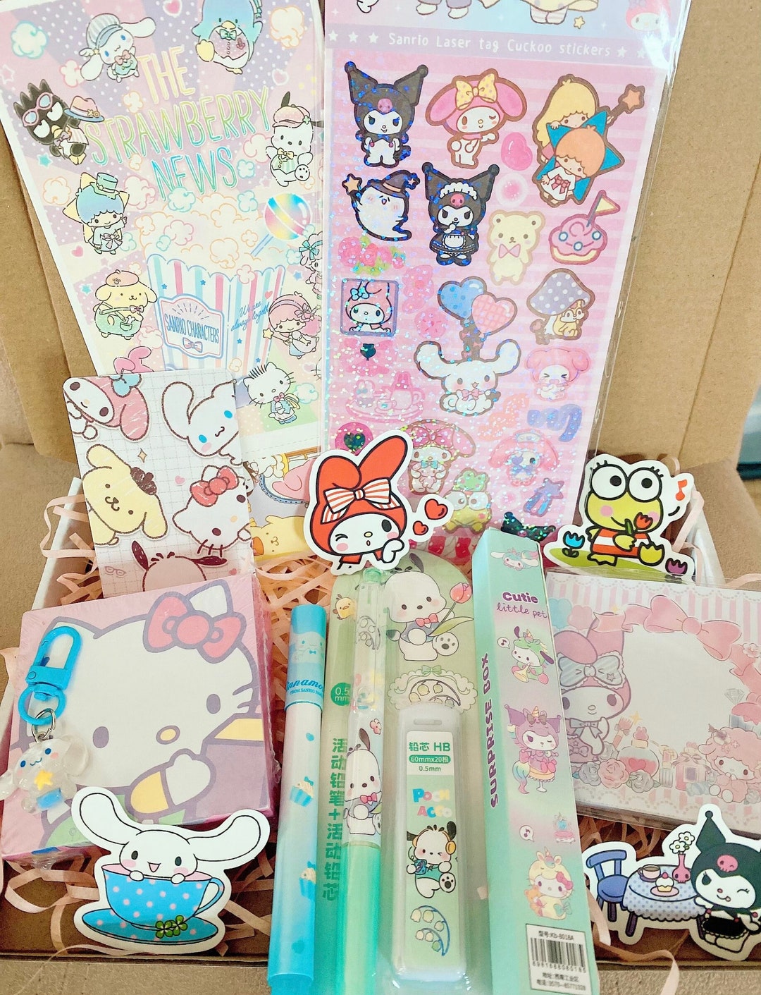 Sanrio Family Stationery Gift Box Set Sanrio Pens Kawaii Stationery Box ...