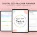 Digital 2025 Teacher Planner -academic Year Planner -teacher Lesson ...