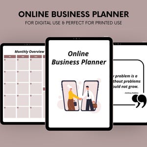 Online Business Planner - Debt Tracker -order Planner -printable Online ...