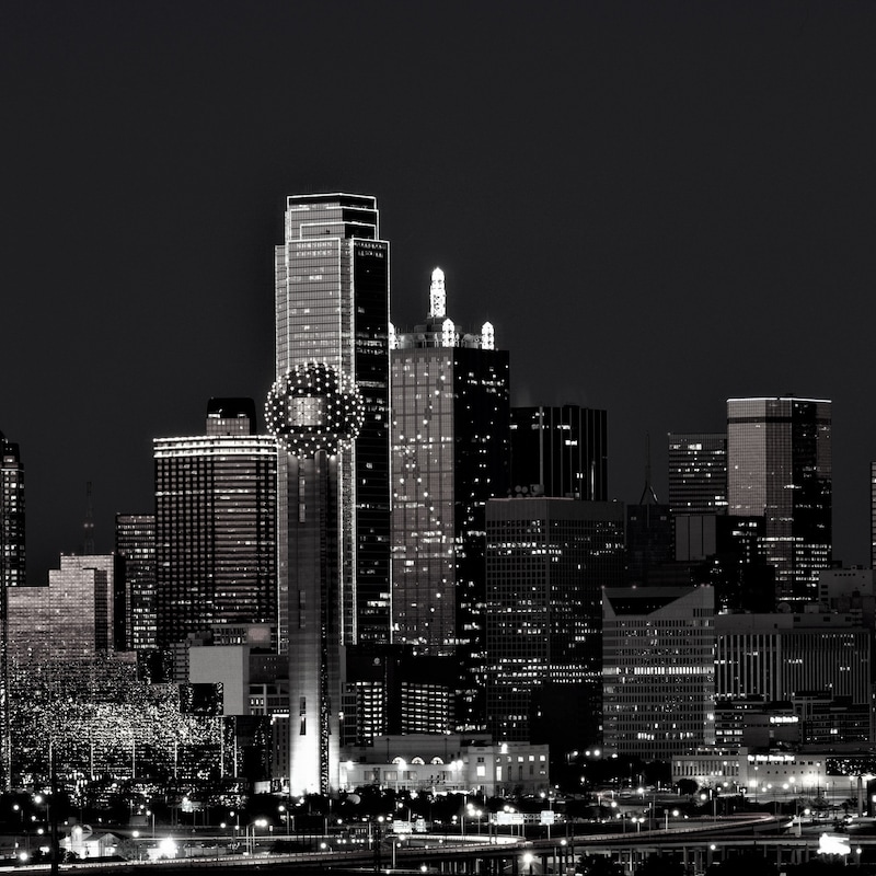 Dallas Skyline - Etsy