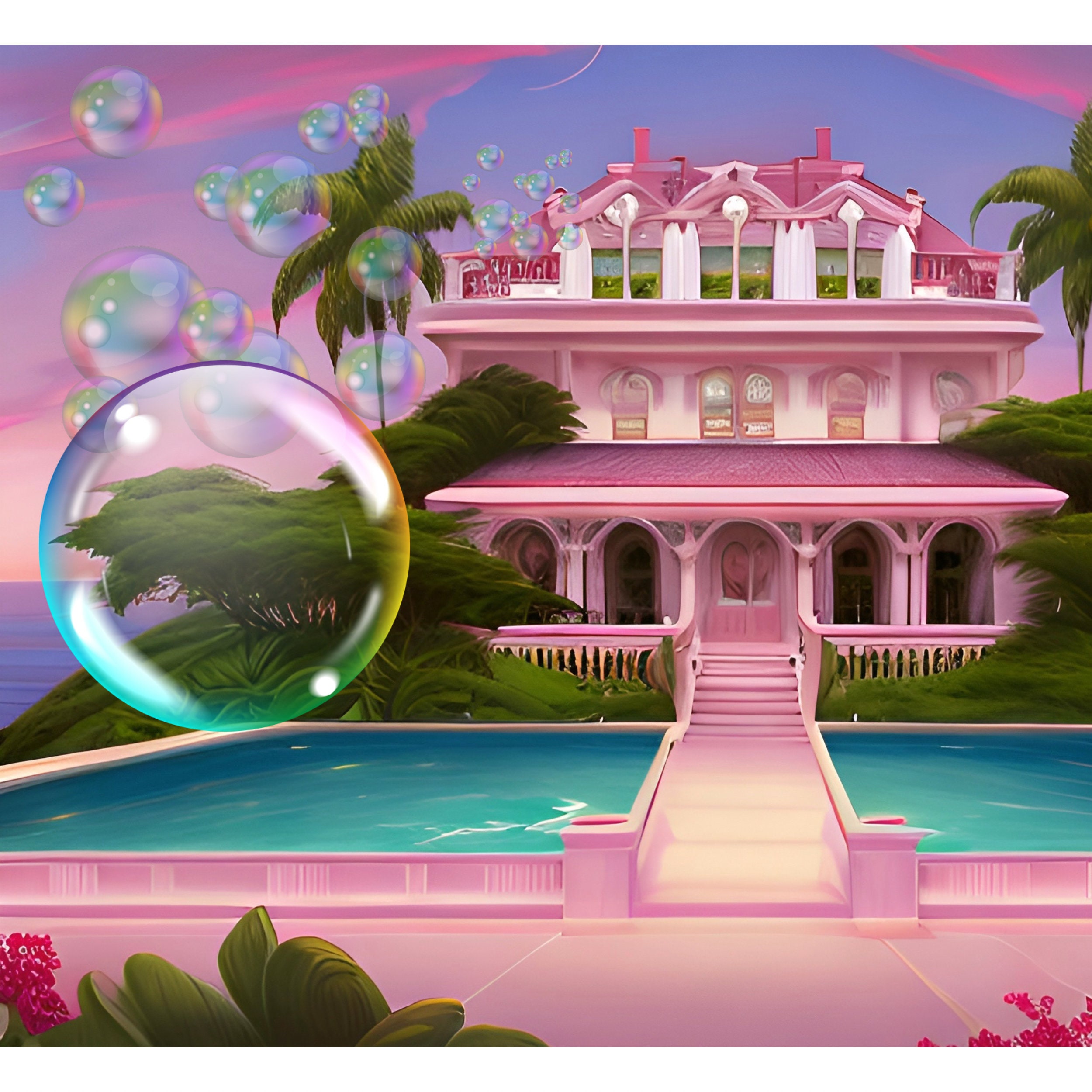 Barbie Daydream House, Doll Wall Art, Barbie Girl Art, Prints Wall Art ...