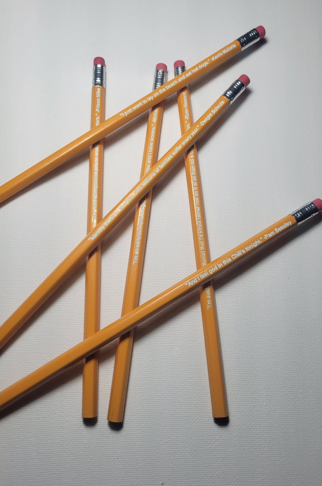 Pencils With Custom Engraved Quotes and Messages - Etsy