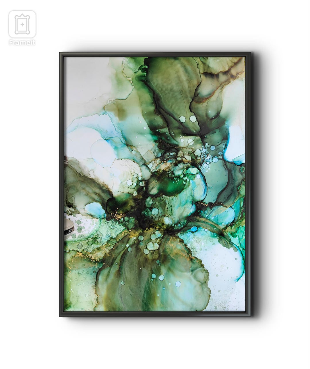 Painting "the Freshness" Alcohol Ink - Etsy
