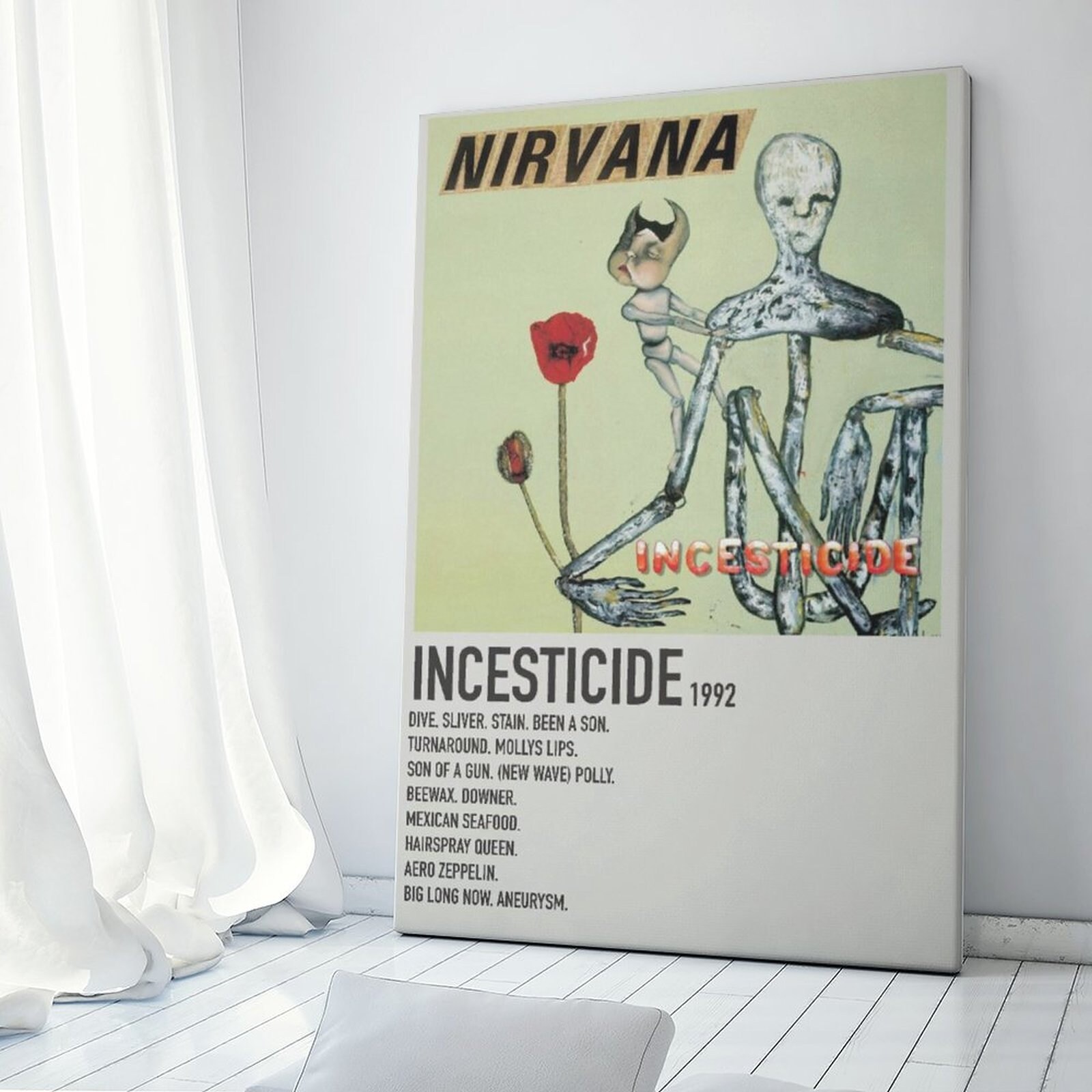Nirvana-incesticide Album Cover Poster Canvas Art Poster and - Etsy