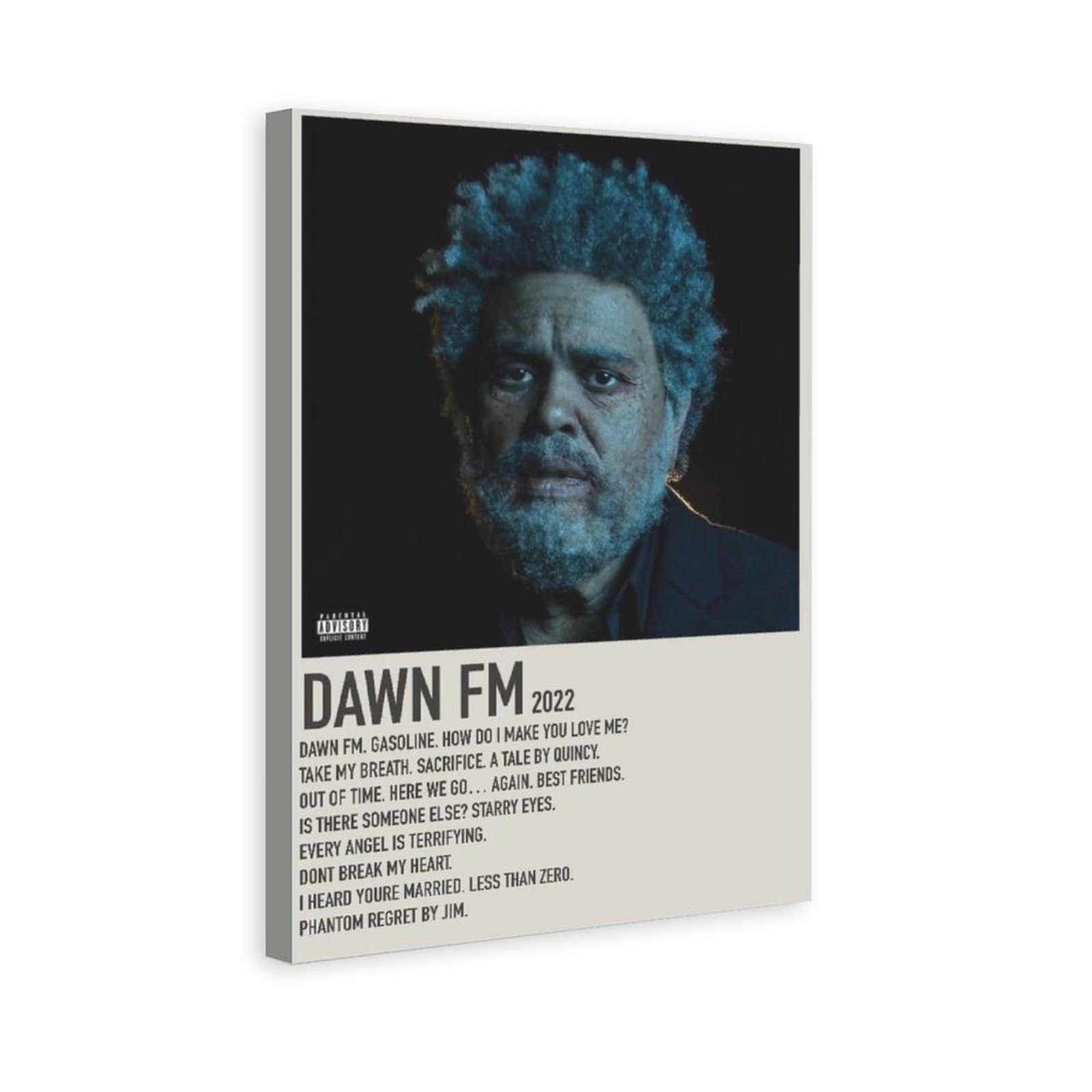 DAWN FM the Weeknd Album Cover Poster Canvas Art Poster and - Etsy