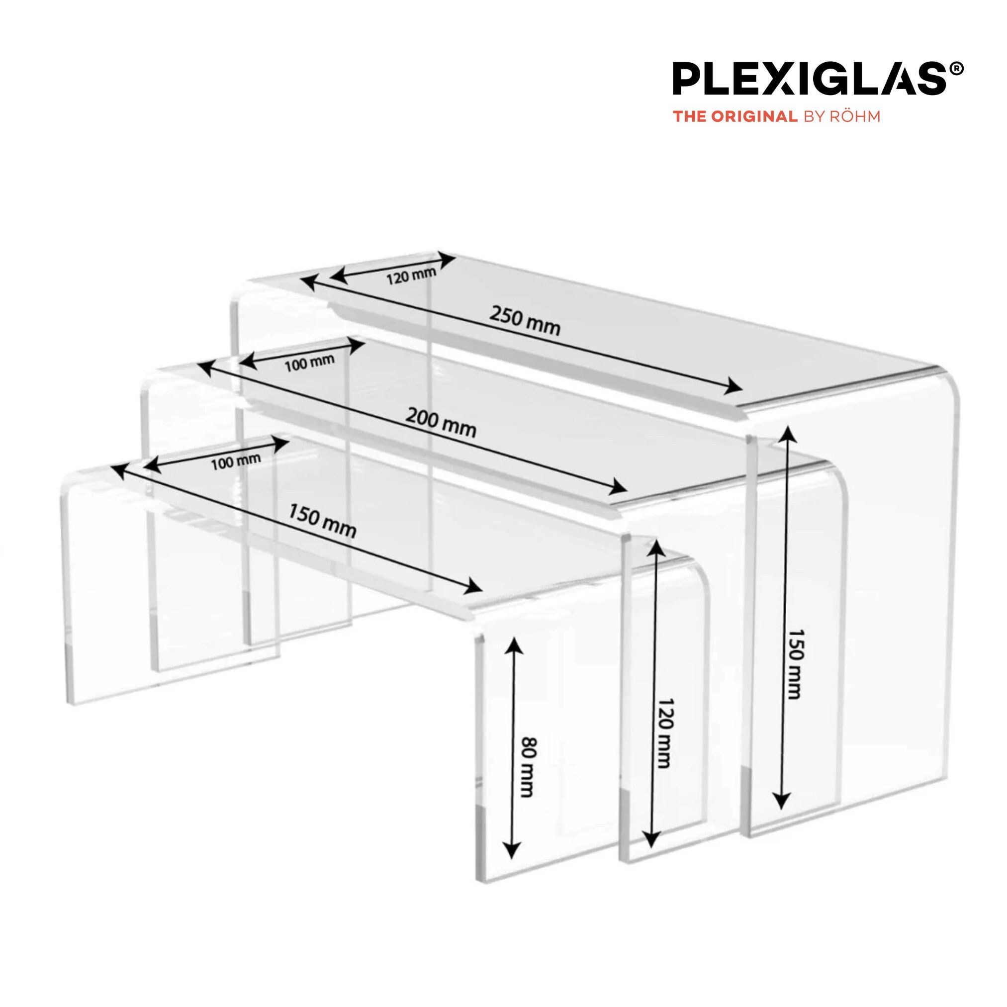 Set of Plexiglas Stands - Etsy
