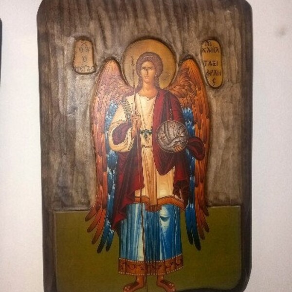 Orthodox Icons Byzantine Archangel Michael Icon Greek Orthodox Icon ...