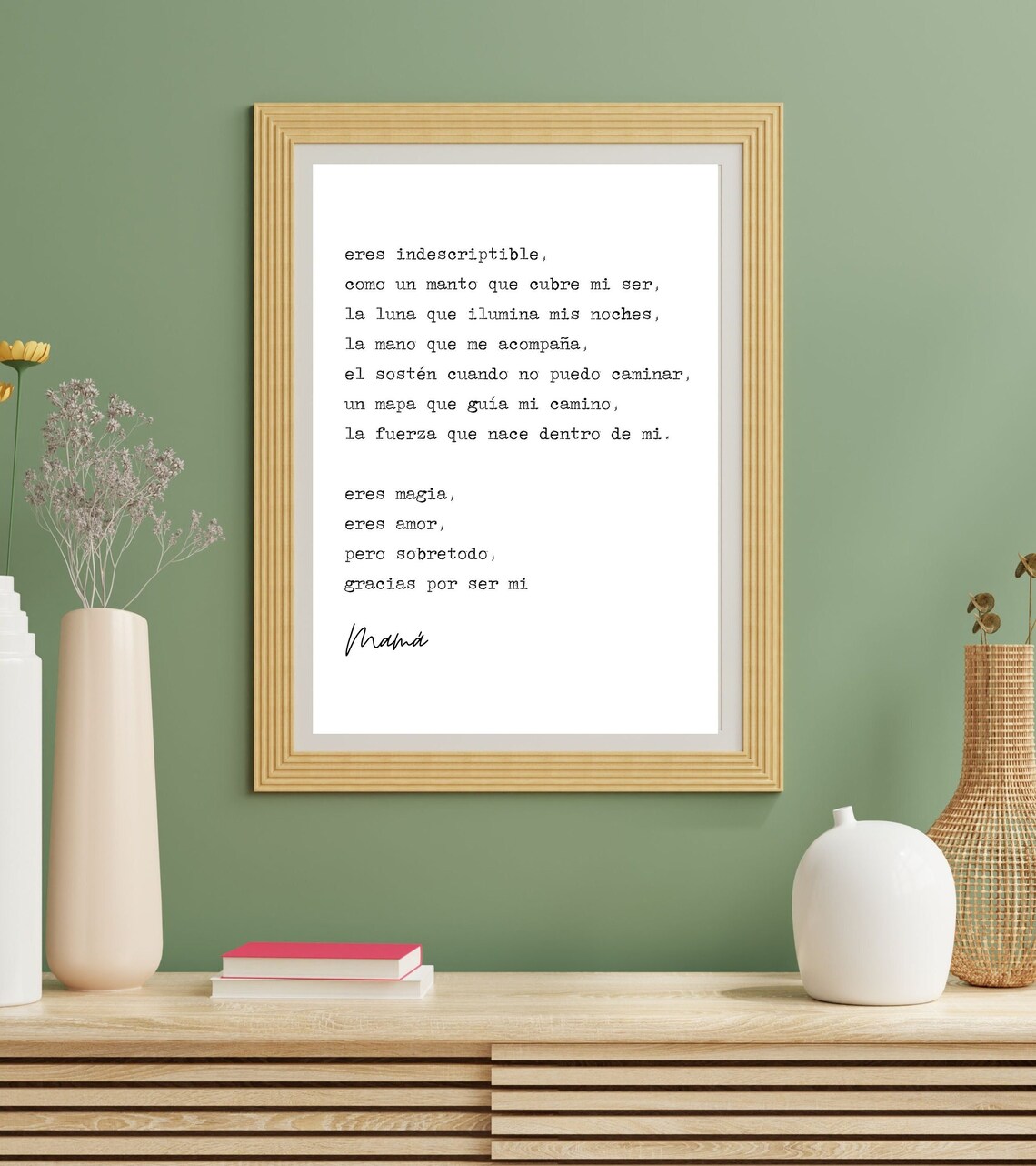 SPANISH MOM POEM, Dia De Las Madres Poem, Poem in Spanish, Spanish Poem ...