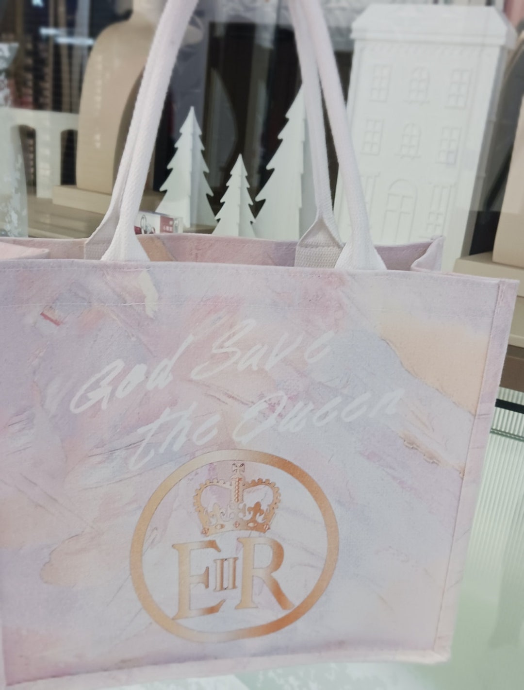 Queen Elizabeth II God Save the Queen Tote Bag Totes Shopping - Etsy