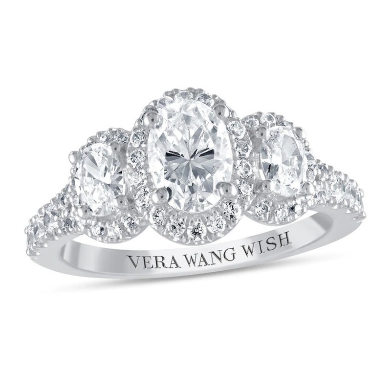 Vera Wang Ring Moissanite - Etsy UK