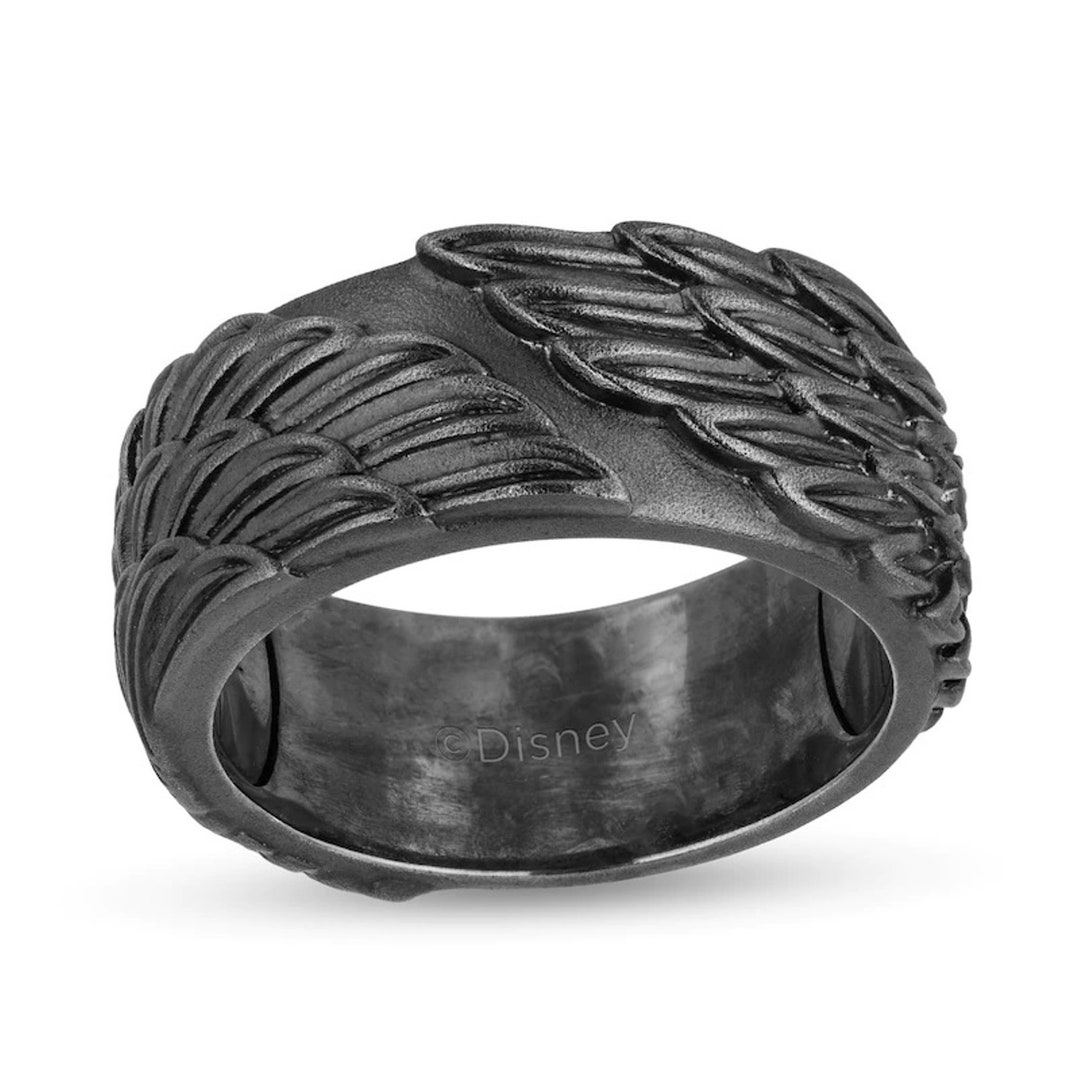 Enchanted Disney Men's Raven Wings Ring Disney Maleficent Sculpted ...
