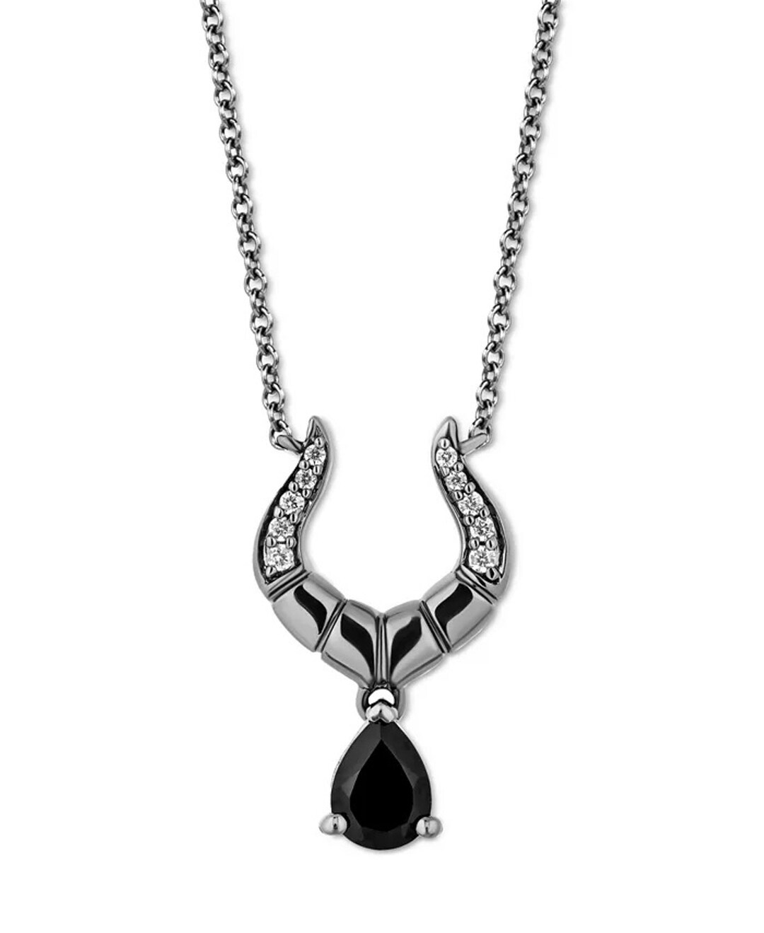 Enchanted Disney Villains Evil Queen Onyx and Diamond Maleficent Heart ...