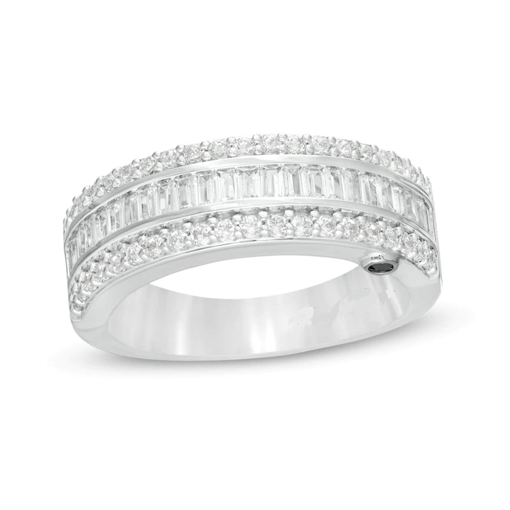 Marilyn Monroe Collection Diamond Multi-row Anniversary Band in 14K ...