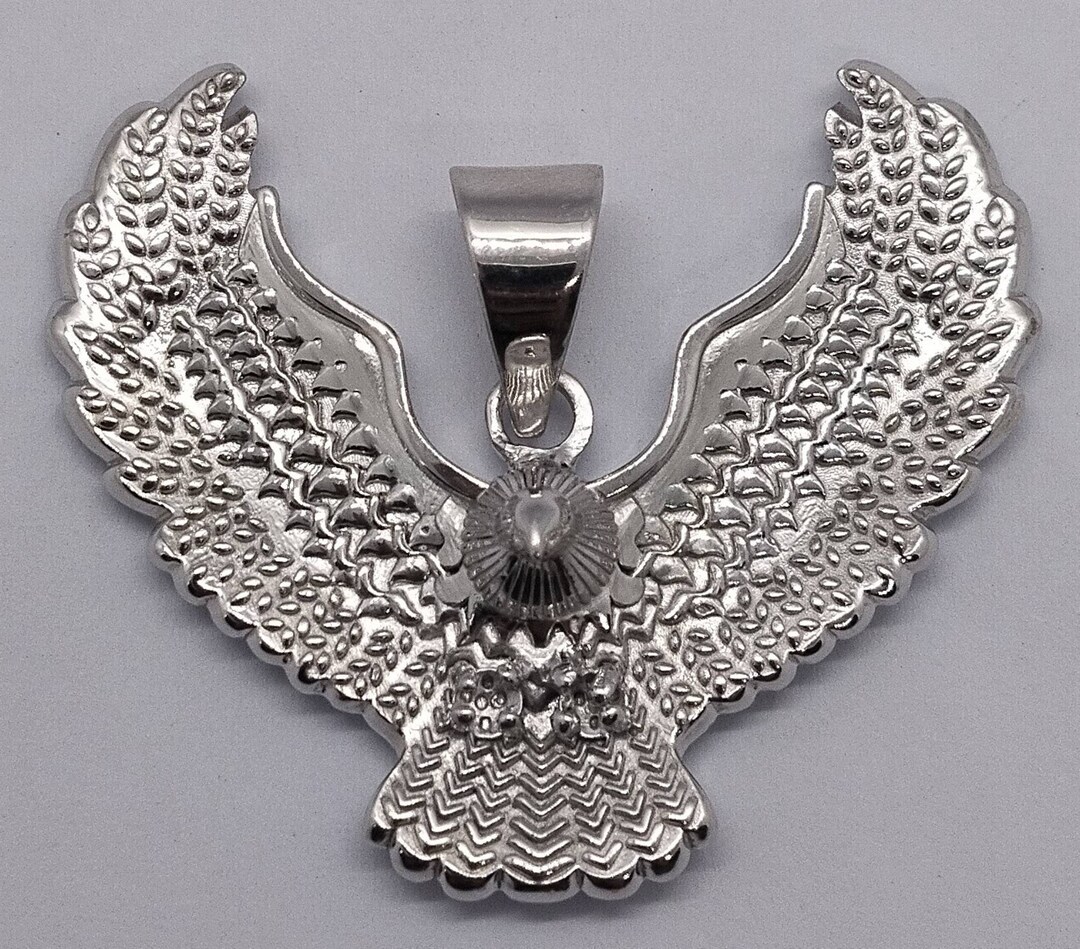 American Winged Eagle Bird Winged Pendant Necklace Hip Hop Pendant ...